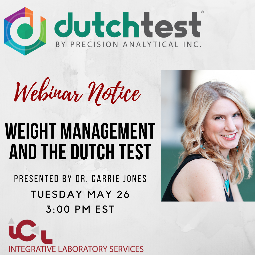 Weight Management and the DUTCH Test - In-Common Laboratories